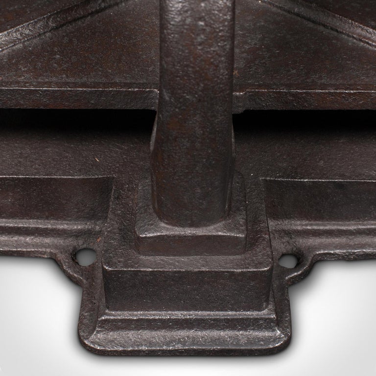 Antique Tabletop Press, English, Cast Iron, Rotary, Flower Pressing ...