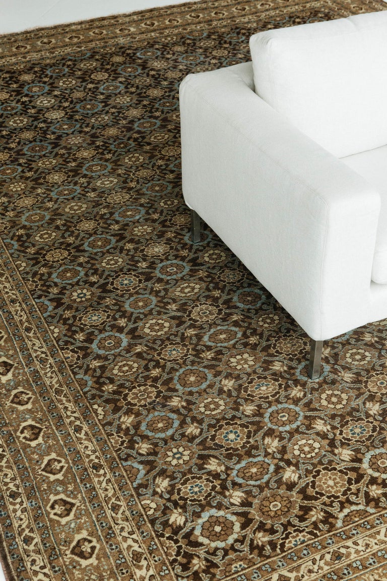 Antique Tabriz Haji Jalili Rug For Sale at 1stDibs