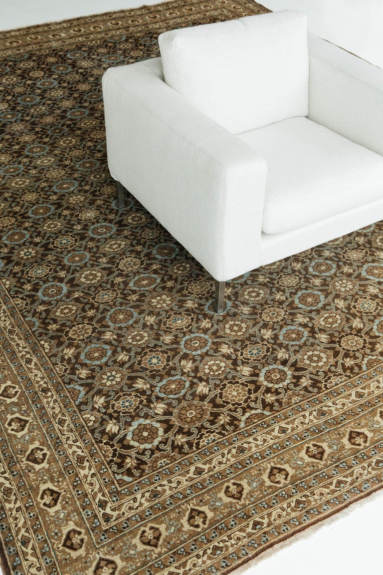 Antique Tabriz Haji Jalili Rug For Sale at 1stDibs