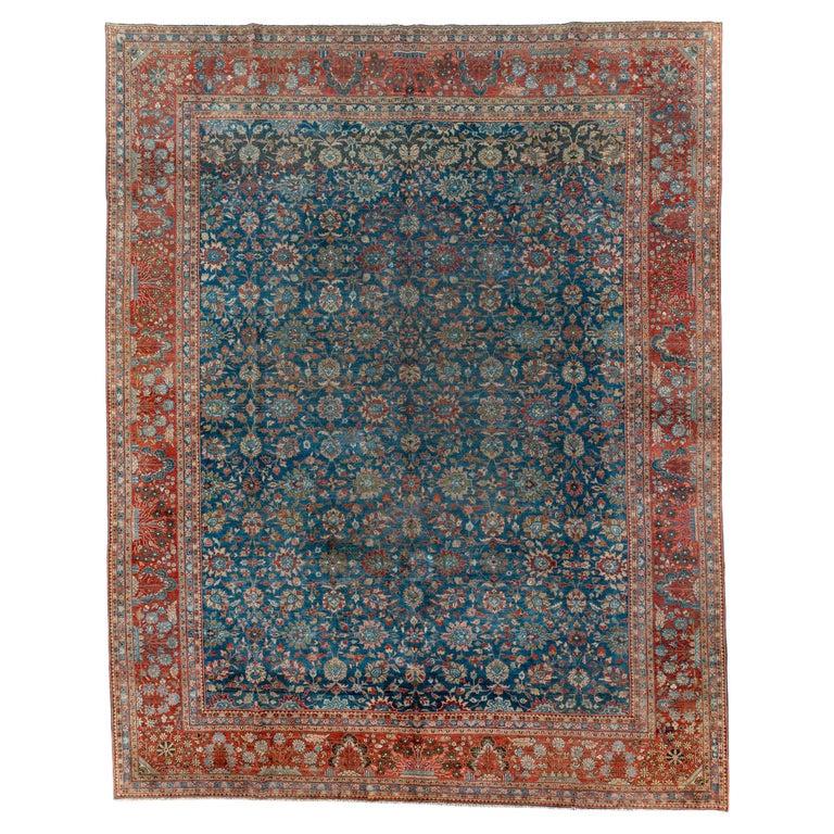 Antique Tabriz Rug, circa 1930s For Sale at 1stDibs