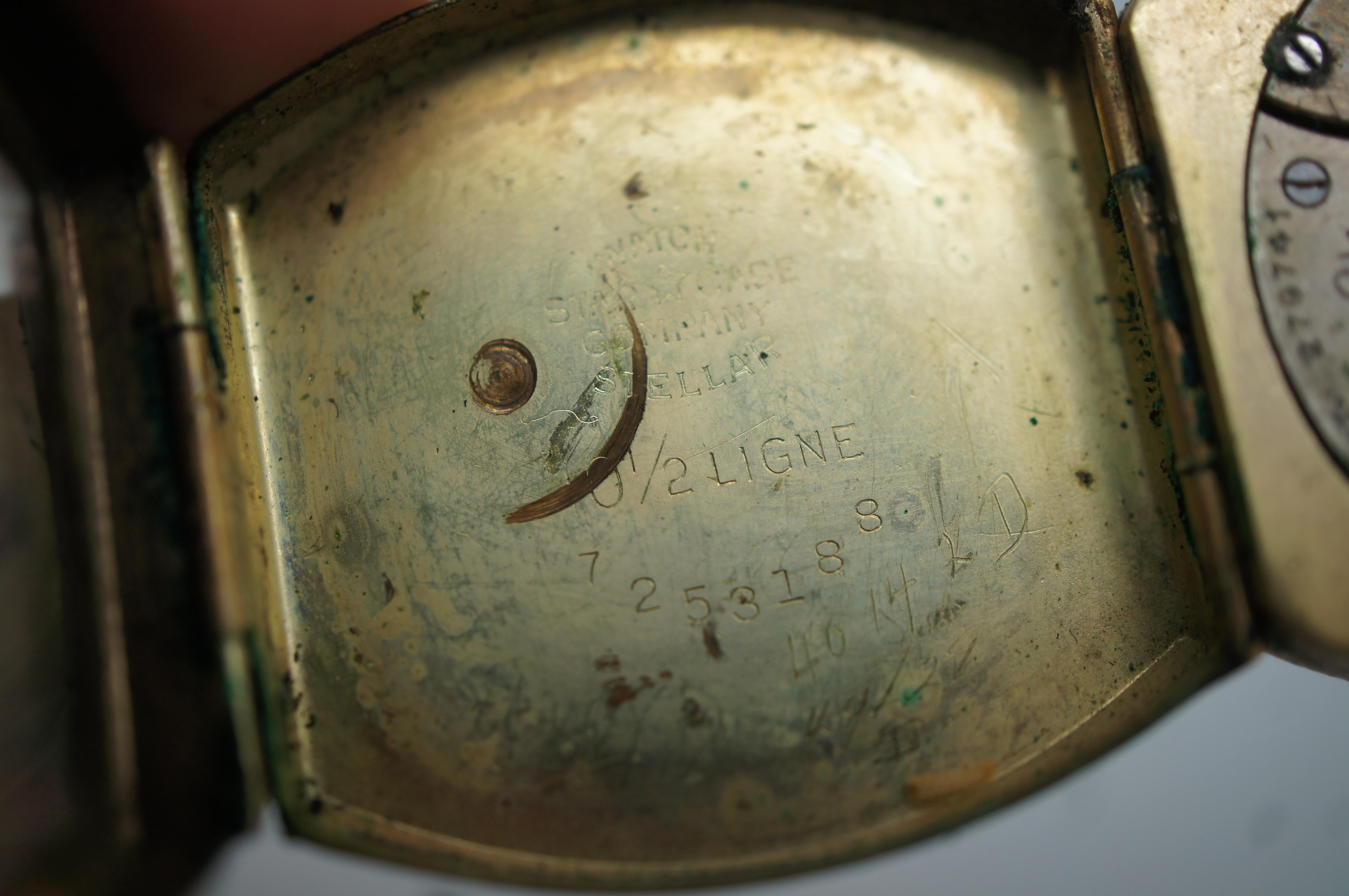 Antique Tacy Watch Co. Cyma 15 Jewel Wrist Watch Timepiece for Parts ...