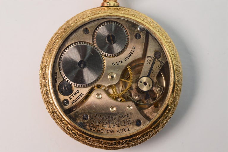 Antique Tacy Watch Company Admiral Display Back Pocket Watch, Circa ...