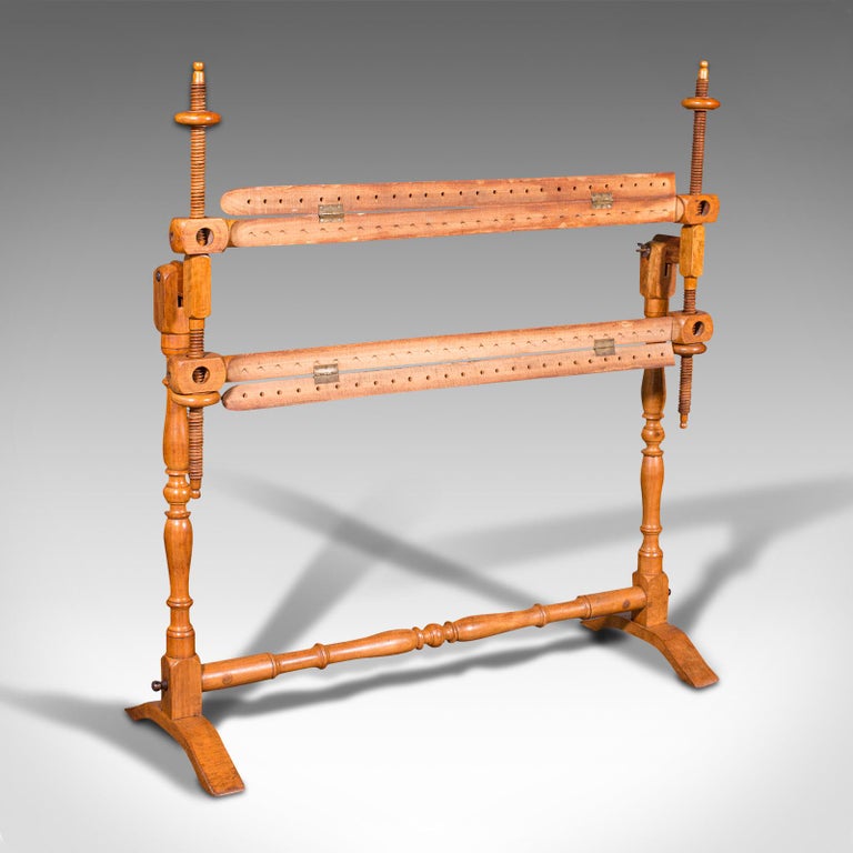 Antique Tapestry Stretcher, English, Beech, Needlepoint Frame ...