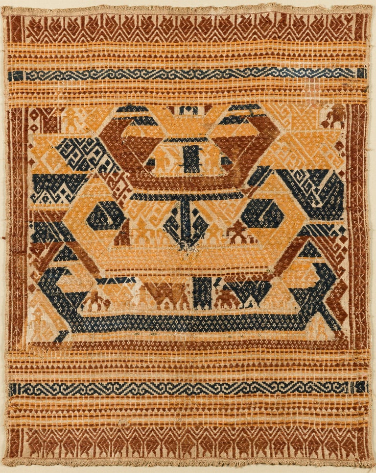 Antique Tatibin Ceremonial Cloth from Lampung Sumatra Indonesia Vintage ...