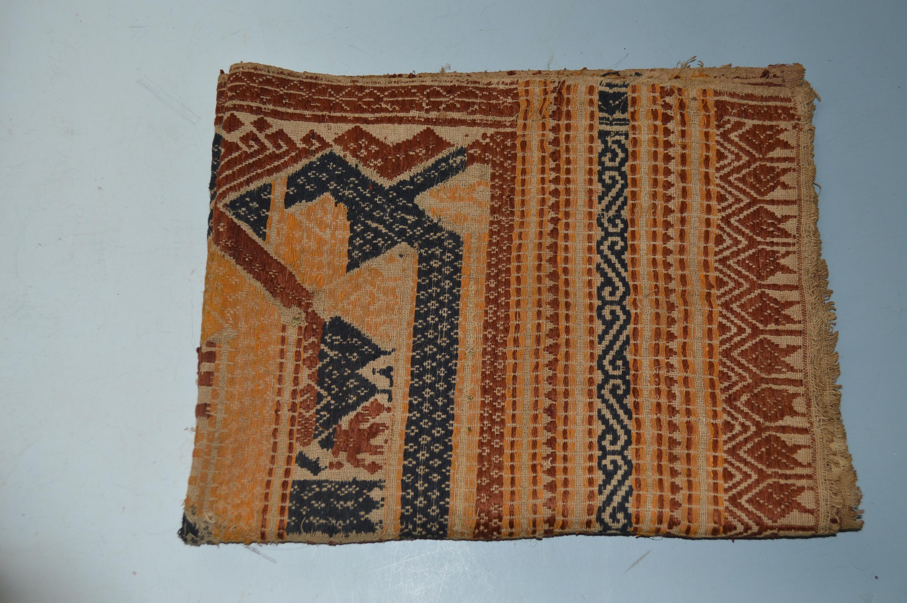 Antique Tatibin Ceremonial Cloth from Lampung Sumatra Indonesia Vintage ...