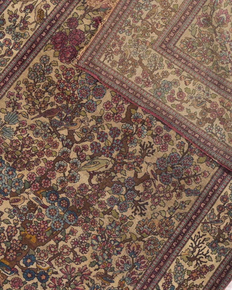 Antique Tehran Rug circa 1880 For Sale at 1stDibs