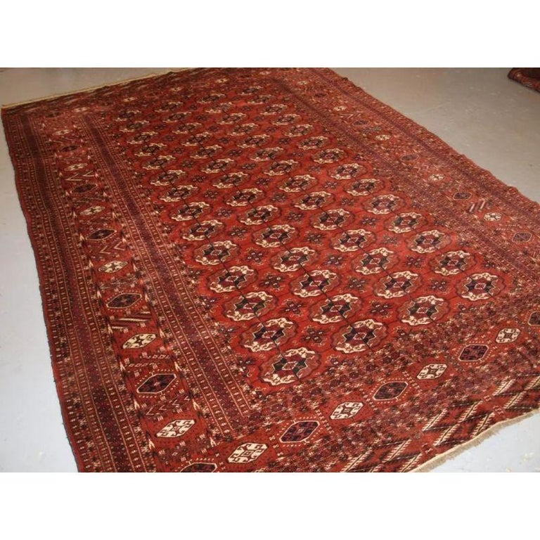 Antique Tekke Turkmen Main Carpet, circa 1900 For Sale at 1stDibs