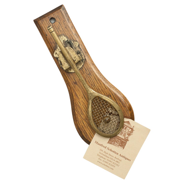 Antique Tennis Racket Paper Clip For Sale at 1stDibs