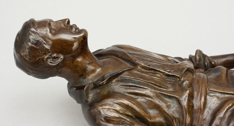 Antique Tennis Sculpture of Wimbledon Champion, Renshaw. at 1stDibs