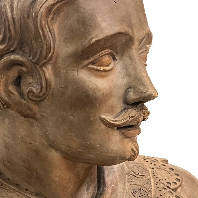 Antique Terracotta Bust For Sale at 1stDibs