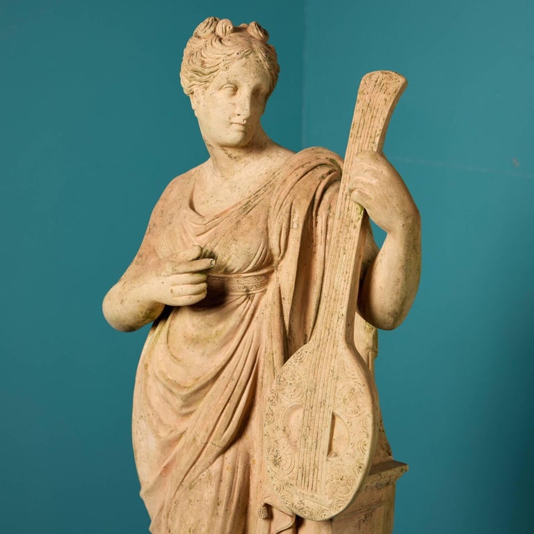 Antique Terracotta Statue of Venus For Sale at 1stDibs