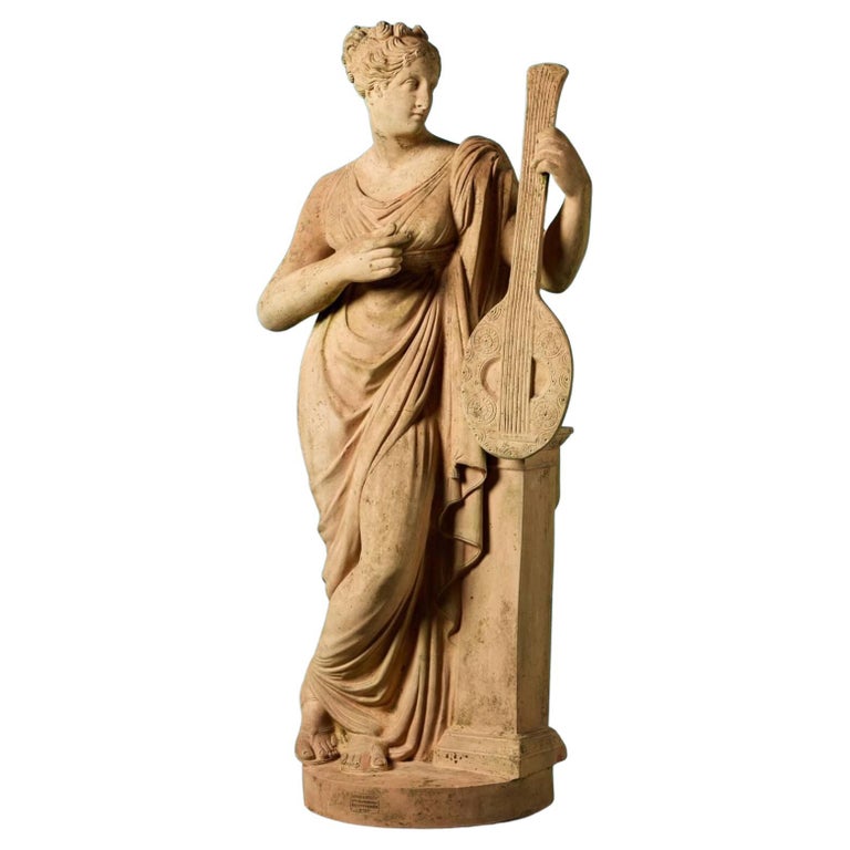 Antique Terracotta Statue of Venus For Sale at 1stDibs