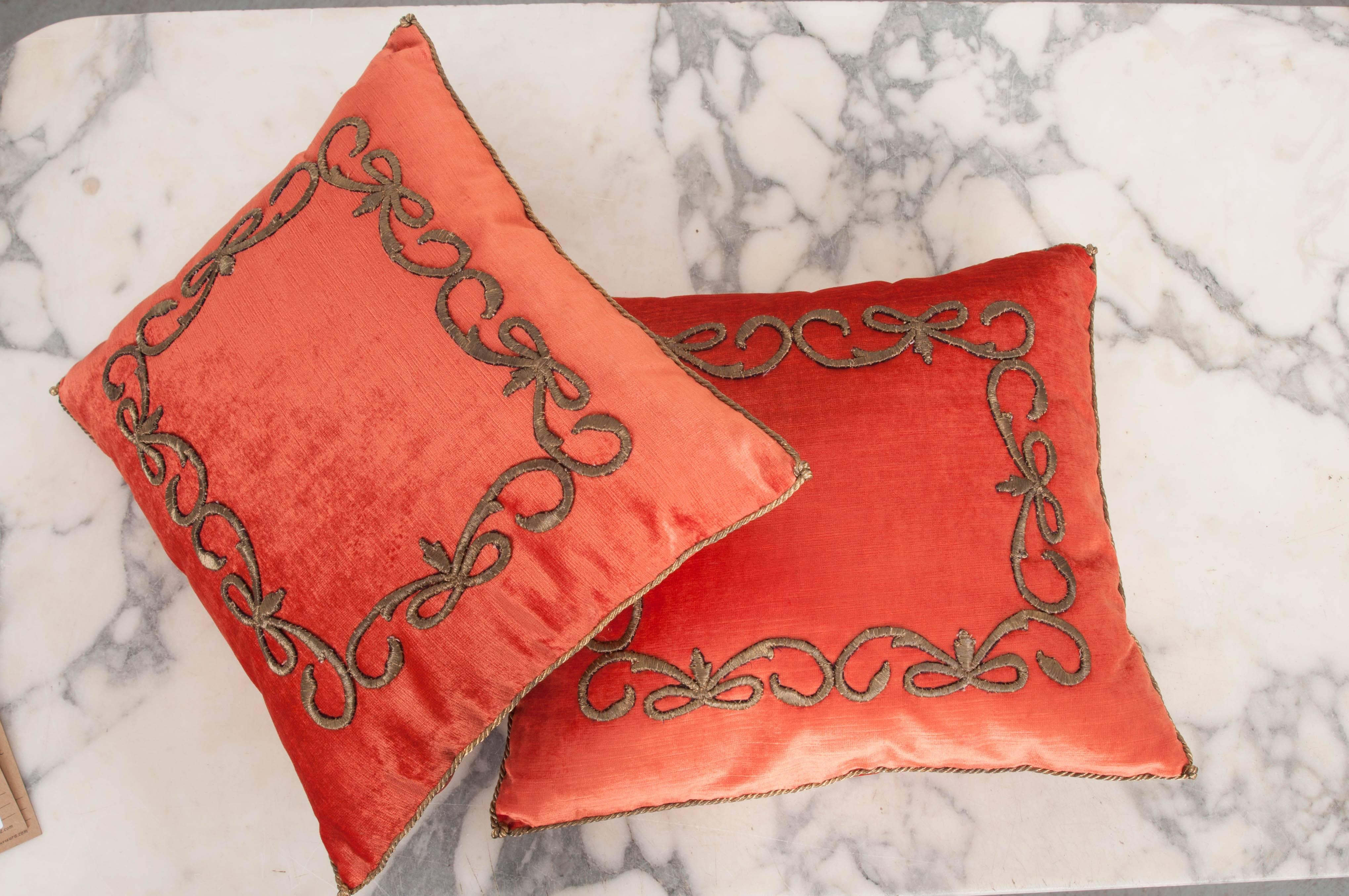 Antique Textile Pillows by B.Viz Design at 1stDibs