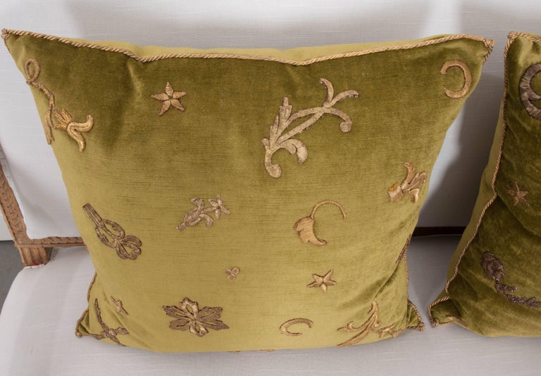 Antique Textile Pillows by B.Viz Design at 1stDibs