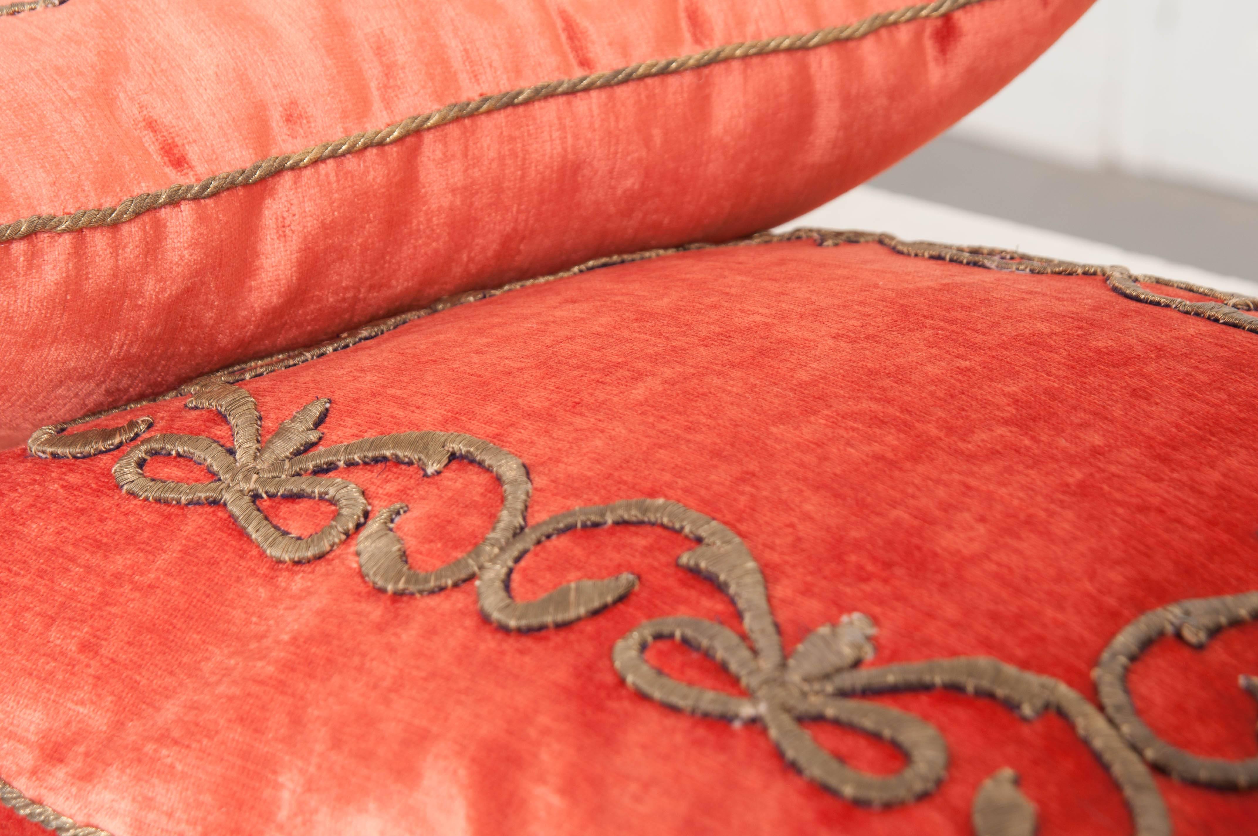 Antique Textile Pillows by B.Viz Design at 1stDibs