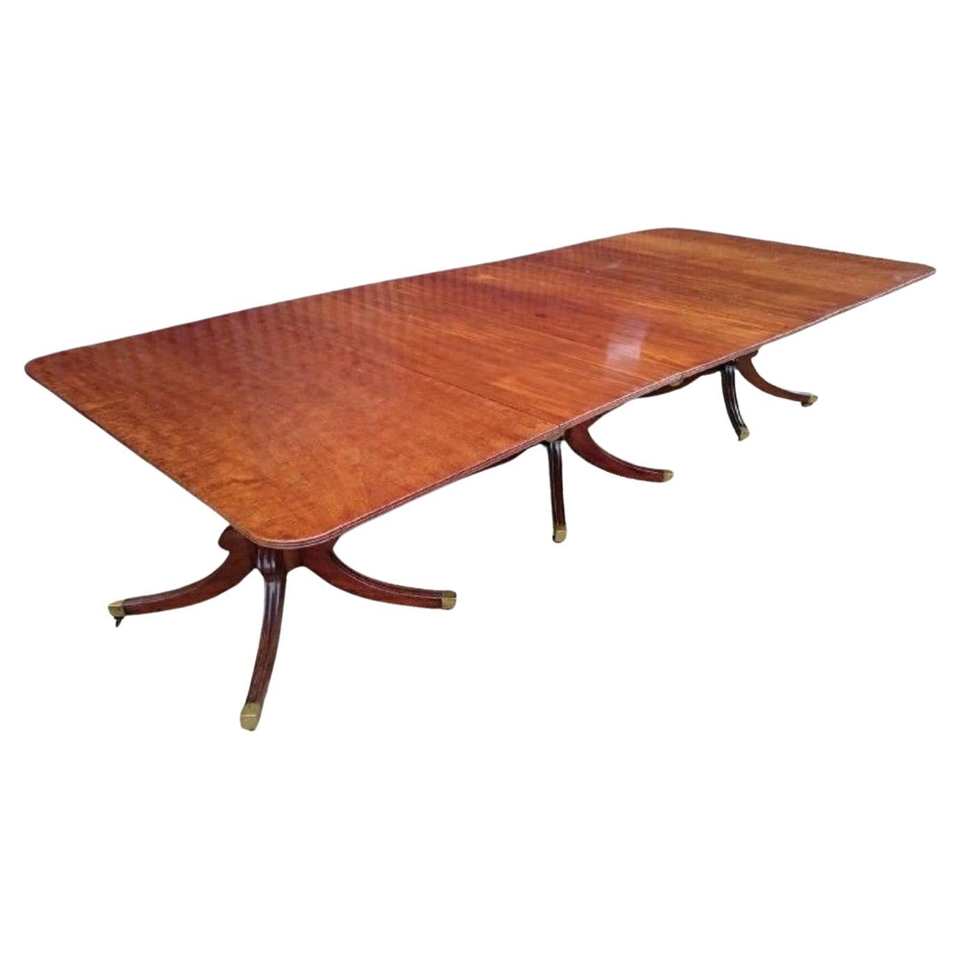 Antique Dining Table, Pedestal Table, Vintage Oak Table, Canada, 1900 ...