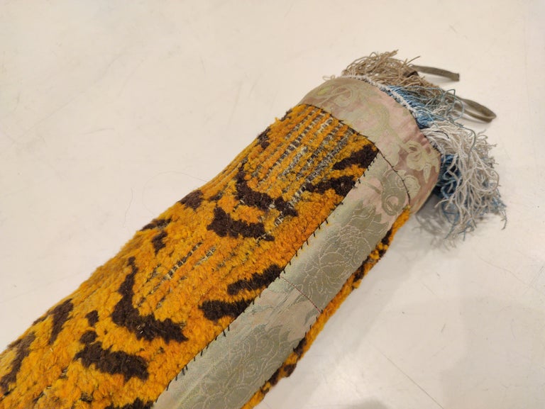 Antique Tibetan Monastic Tiger Rug For Sale at 1stDibs