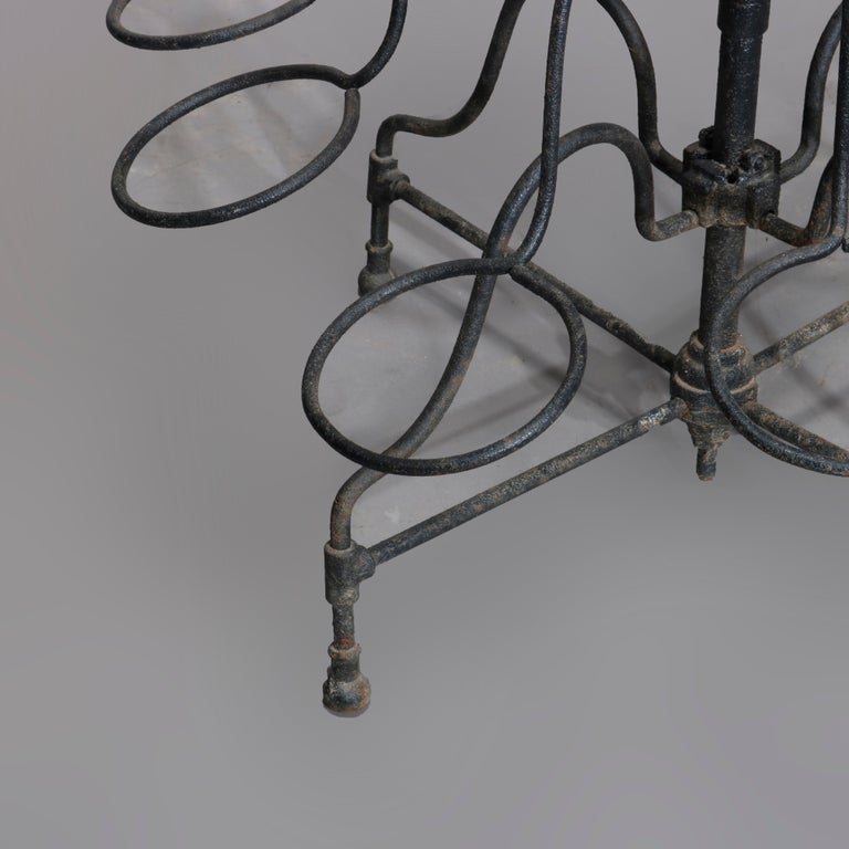 Antique Tiered Wrought Iron Patio Garden Plant Display Stand, circa ...