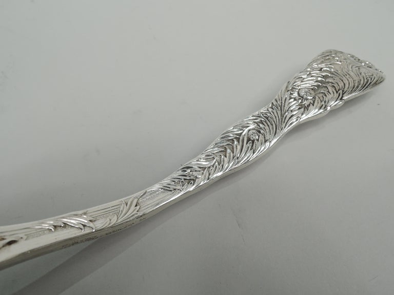 Antique Tiffany Chrysanthemum Sterling Silver Oyster Ladle For Sale at ...