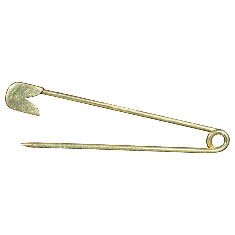 Antique Tiffany and Co. Baby Bobby Pin in 14 Karat Yellow Gold Diaper ...