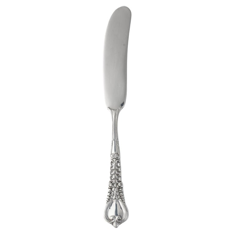 Antique Tiffany and Co. Sterling Silver Florentine Pattern Small Butter ...