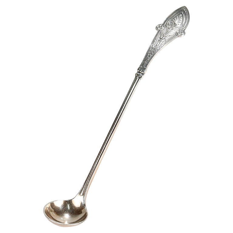 Antique Tiffany and Co. Sterling Silver Italian Pattern Mustard Ladle ...