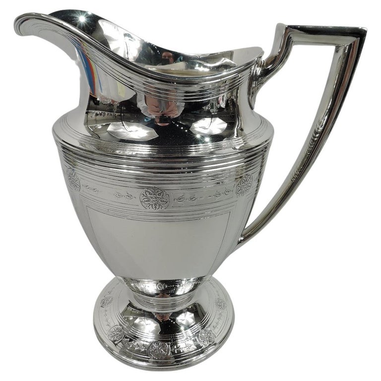 Antique Tiffany Edwardian Regency Sterling Silver Water Pitcher For ...