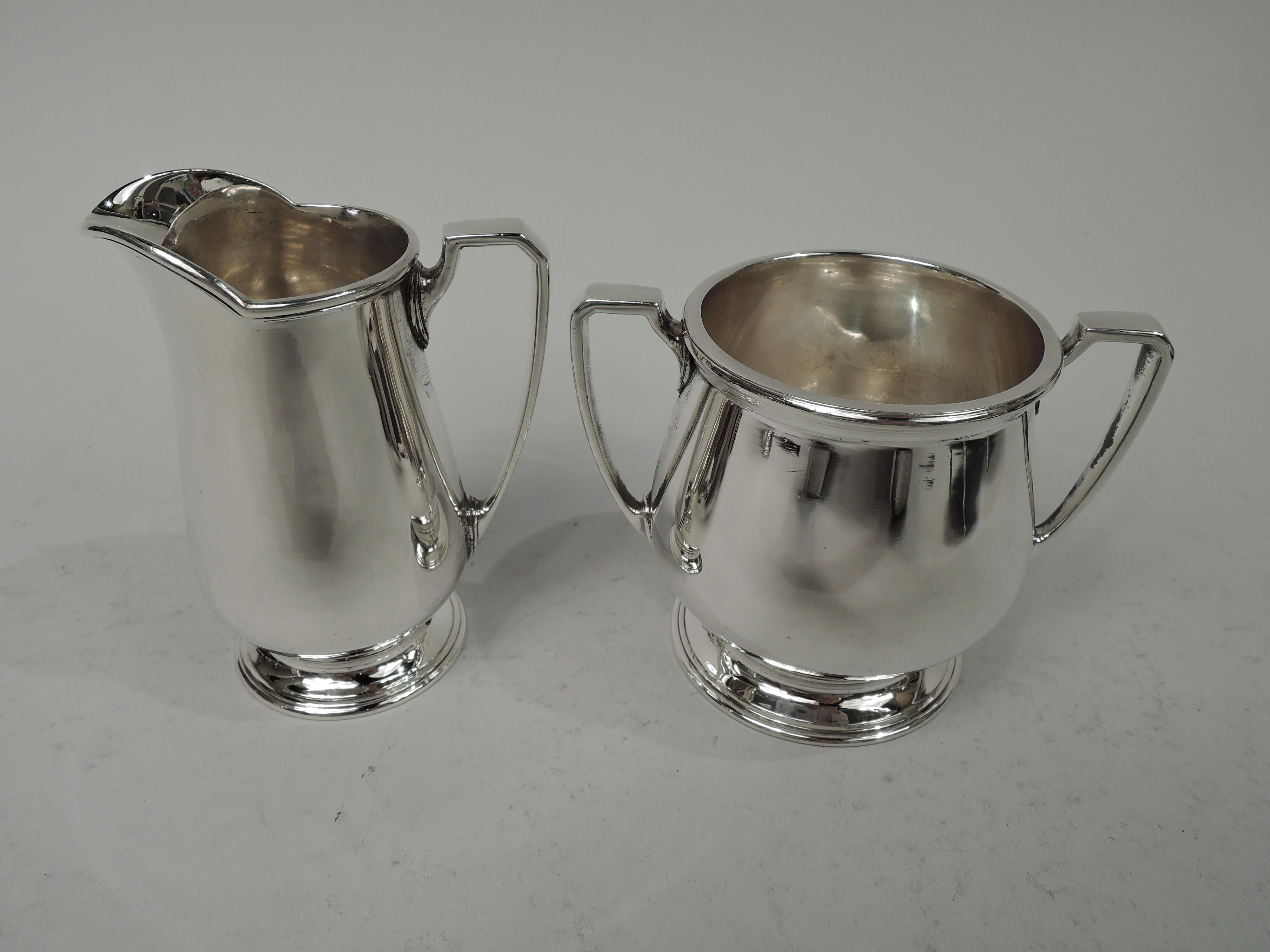 Antique Tiffany and Co. Georgian Sterling Silver 3-Piece Coffee Set For ...