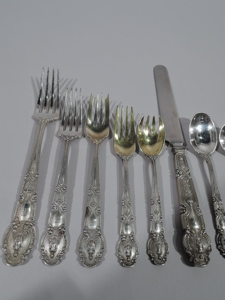 Antique Tiffany Renaissance Sterling Silver Set for 12 with 170 Pieces ...