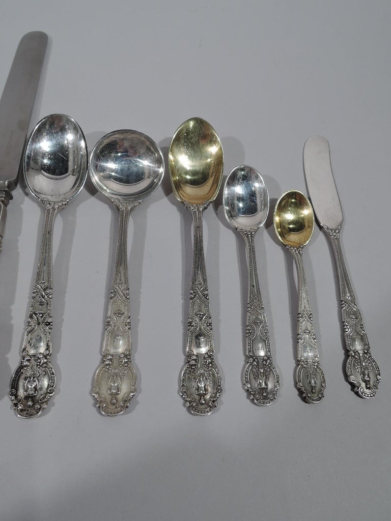Antique Tiffany Renaissance Sterling Silver Set for 12 with 170 Pieces ...