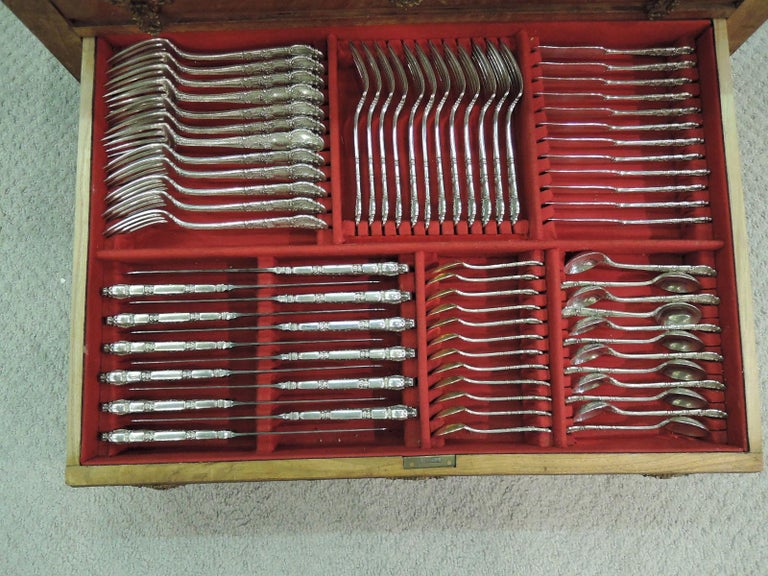 Antique Tiffany Renaissance Sterling Silver Set for 12 with 170 Pieces ...