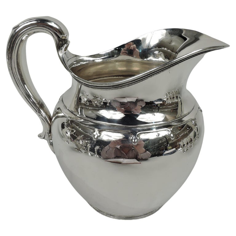 Antique Tiffany Saint Dunstan Sterling Silver Water Pitcher For Sale at ...