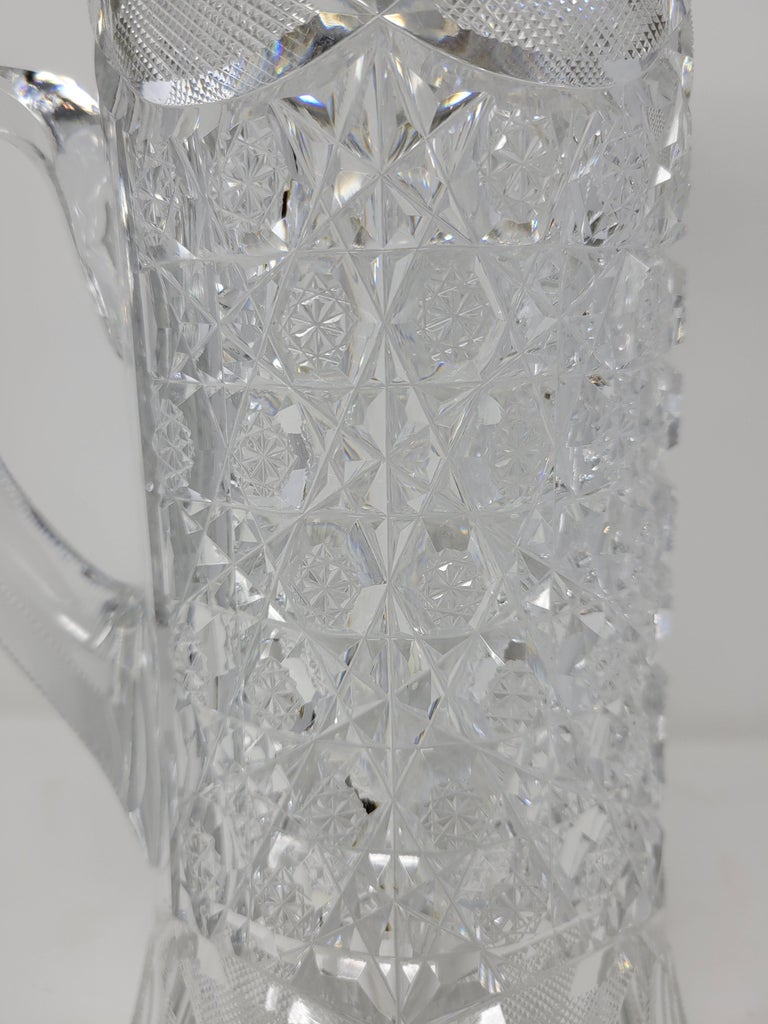 Antique American "Tiffany and Co." Sterling Silver and Cut Crystal ...