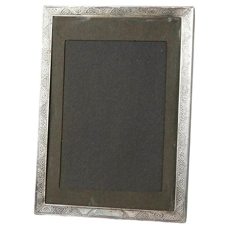 Antique Tiffany Studios Sterling Silver Photo Frame, circa 1900 at 1stDibs