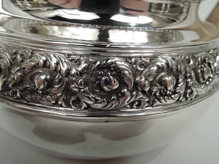 Antique Tiffany Victorian Classical Repousse Sterling Silver Coffeepot ...