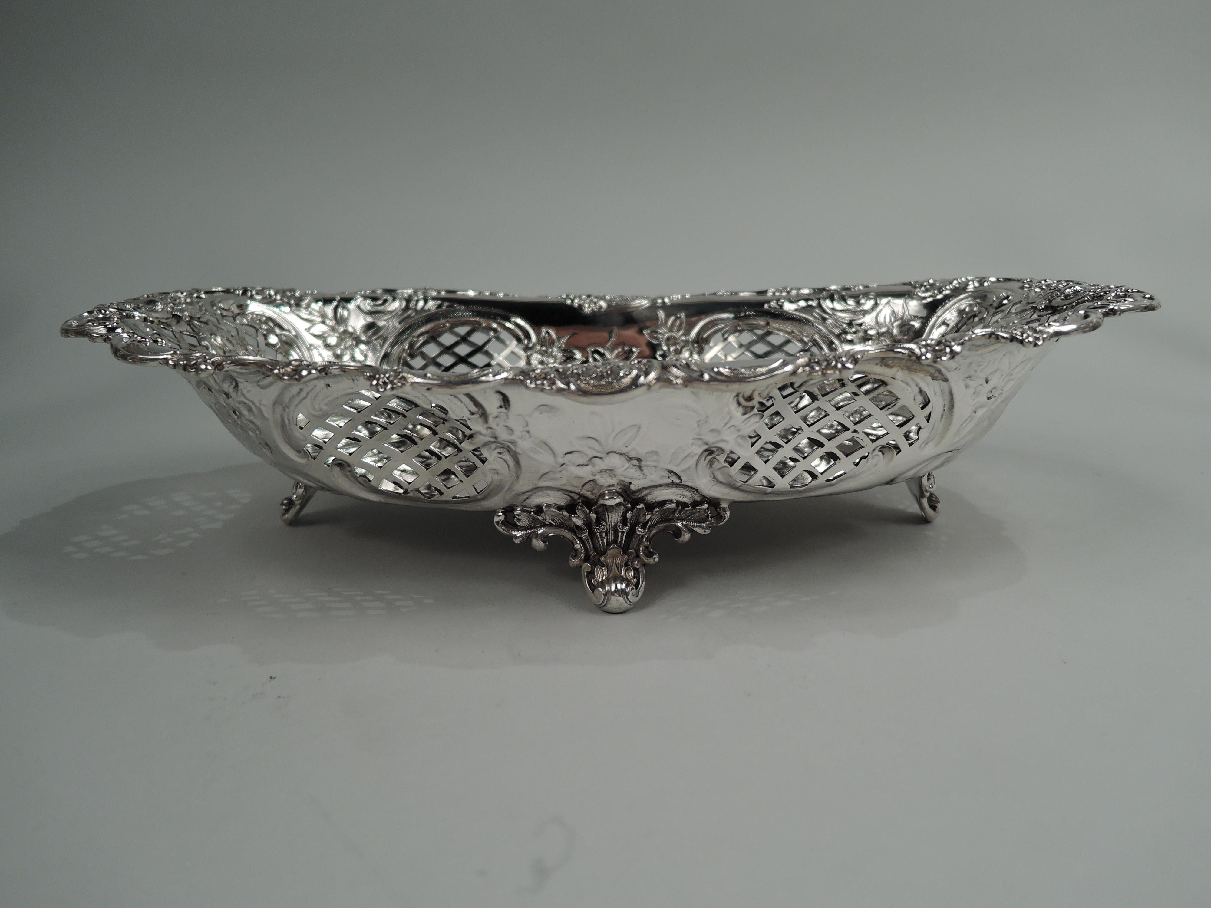 Antique Tiffany Victorian Classical Sterling Silver Bowl For Sale at ...
