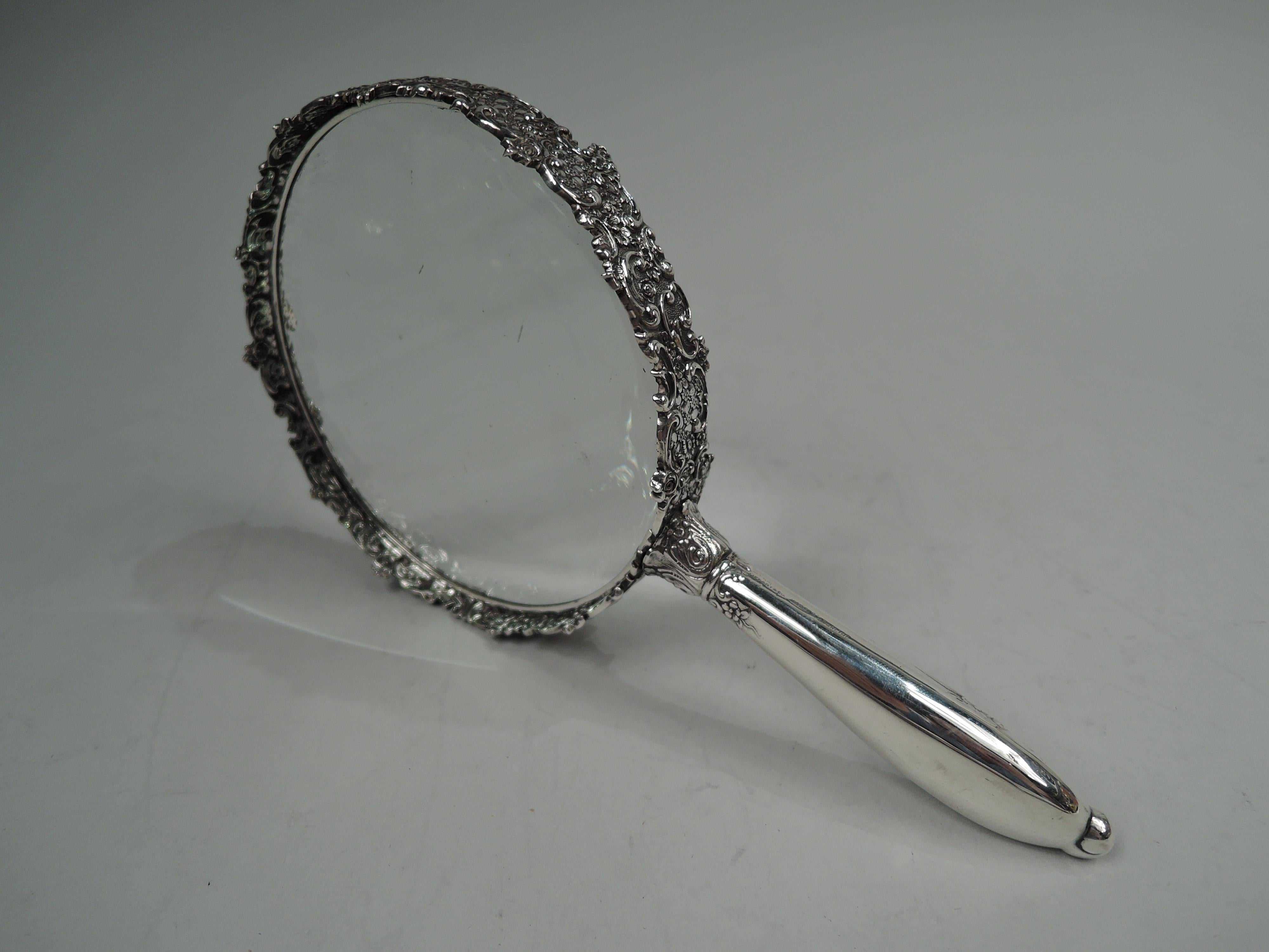 Antique Tiffany Victorian Classical Sterling Silver Magnifying Glass ...