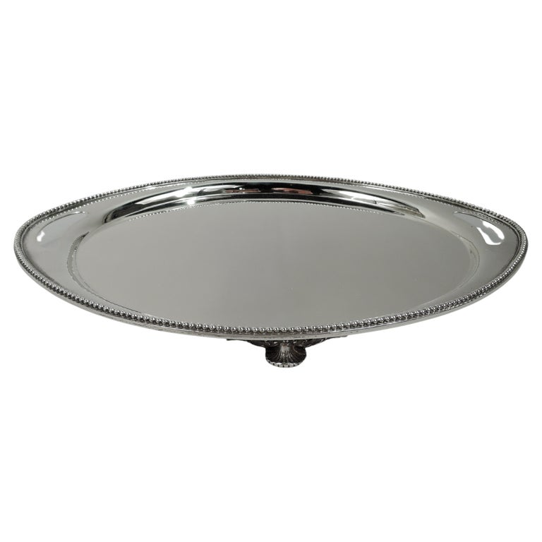 Antique Tiffany and Co. Victorian Neoclassical Sterling Silver Footed ...