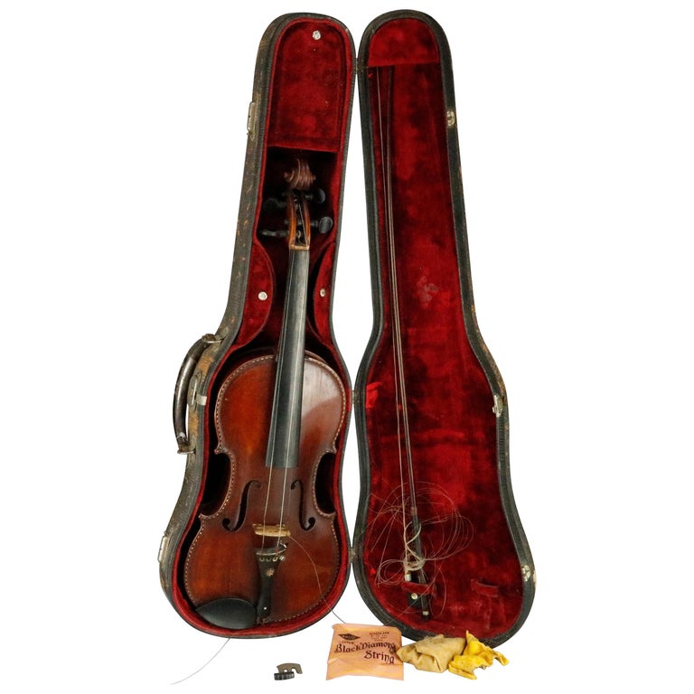 Antique Tiger Maple Violin with Case, Vincent Panormo, circa 1850 at ...