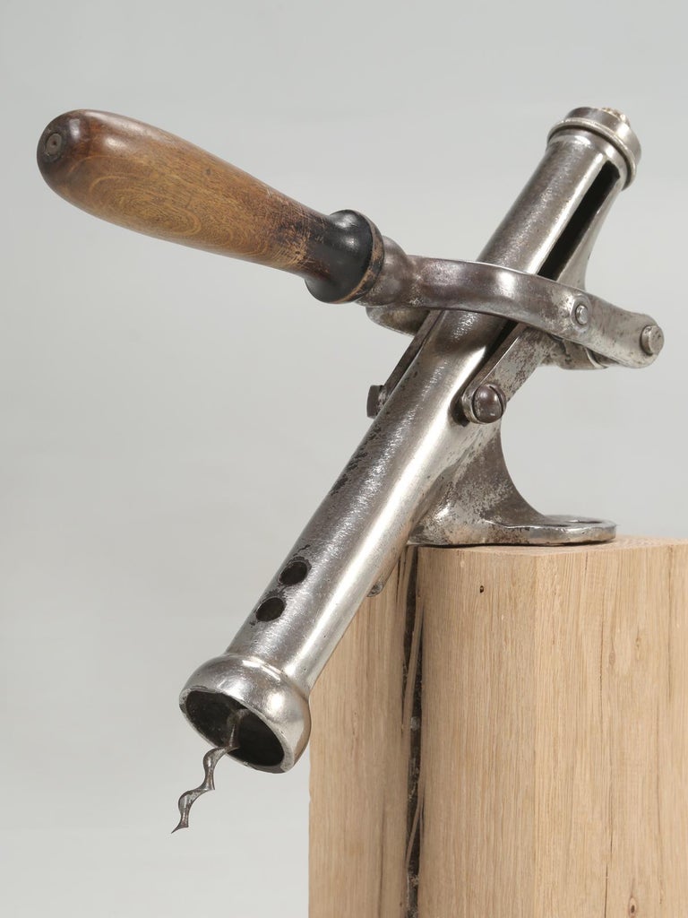Titan Heavy-Duty Bar Mechanical Mounted Wine Corkscrew Remover, circa ...