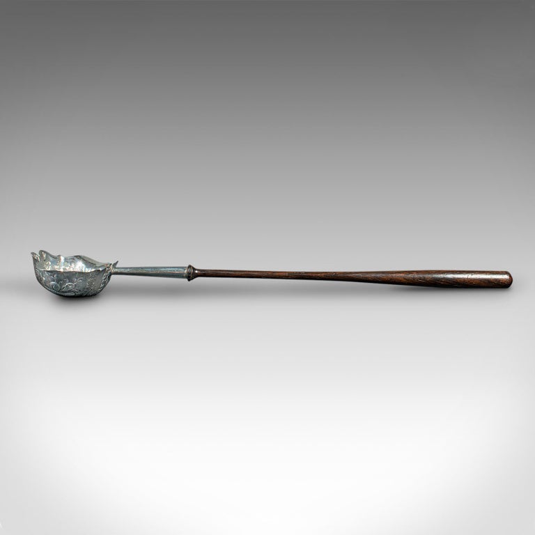 Antique Toddy Spoon, English, Silver, Serving Ladle, William Kinman ...