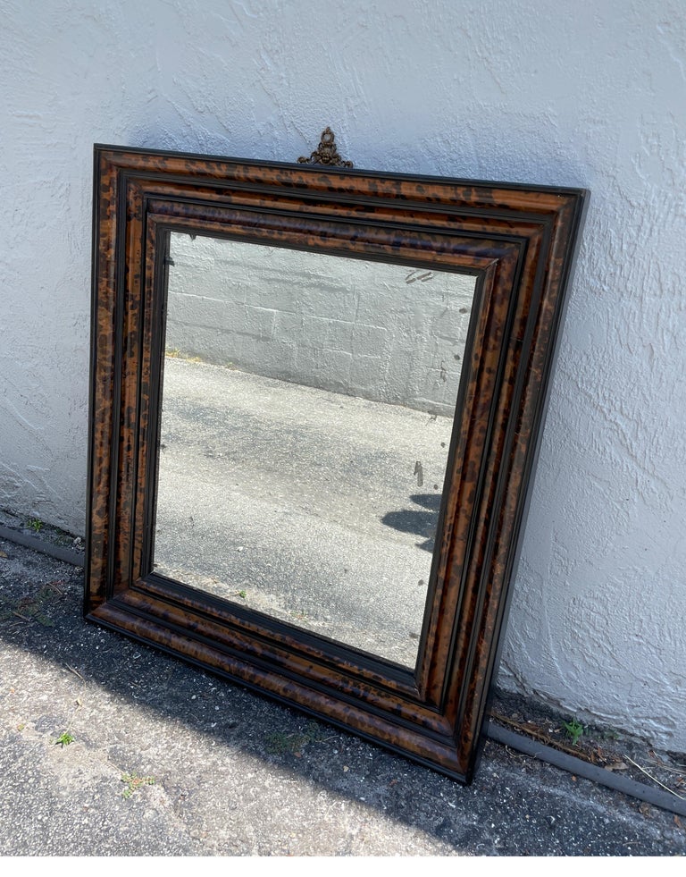 Antique Tortoise Shell Mirror For Sale at 1stDibs