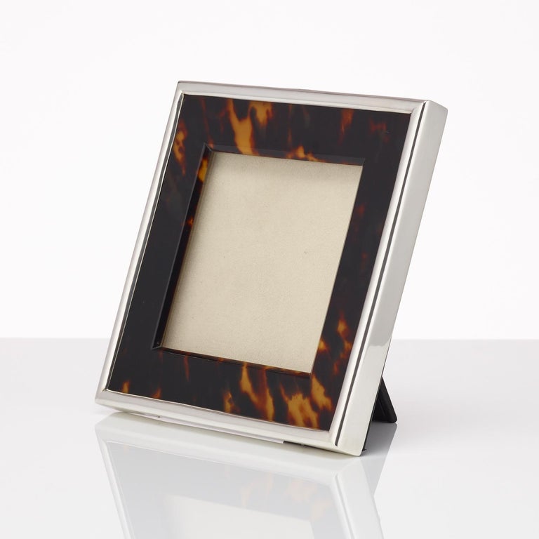 Antique Tortoiseshell and Sterling Silver Photo Frame, London, 1904 at ...