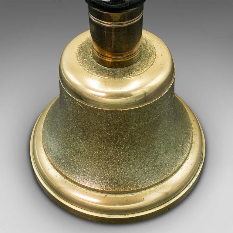 Antike antike Town Clerk's Hand Glocke, englisch, Messing, Schulyard ...