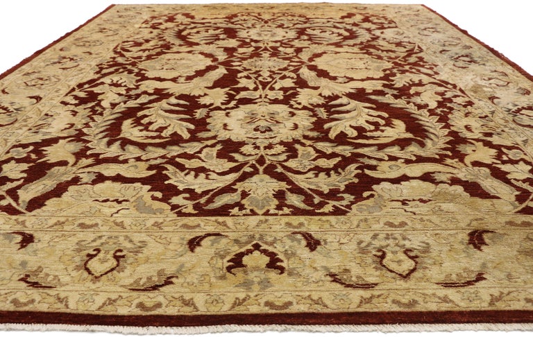 Antique Traditional Indian Area Rug with Persian Design and Luxe ...