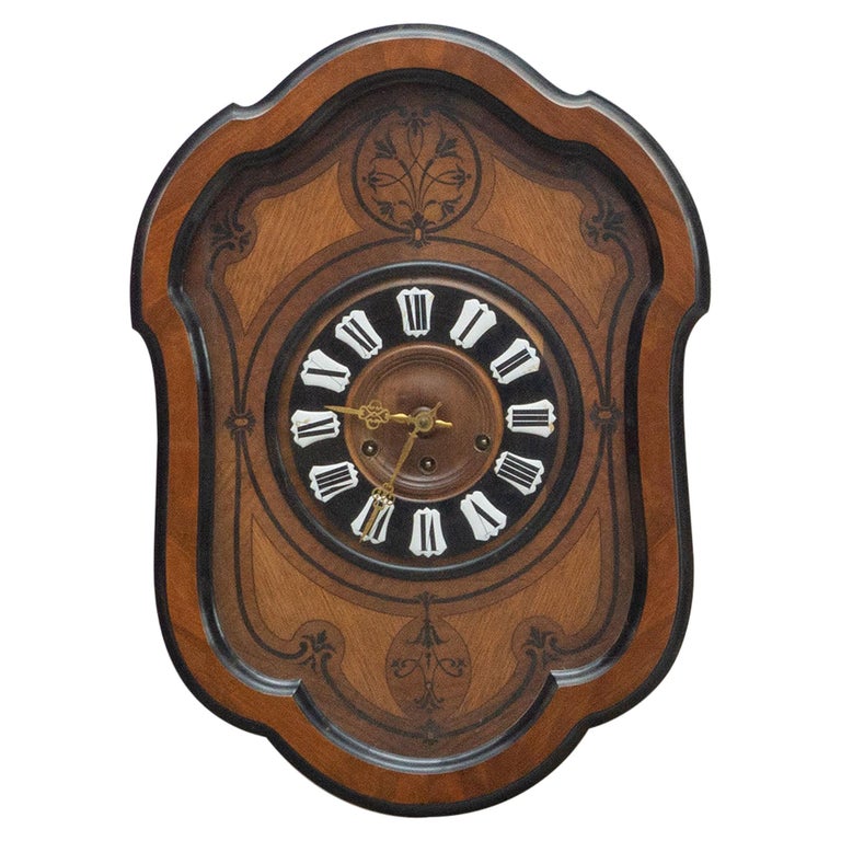 Antique Traditional Spanish Wall Clock, circa 1930 For Sale at 1stDibs
