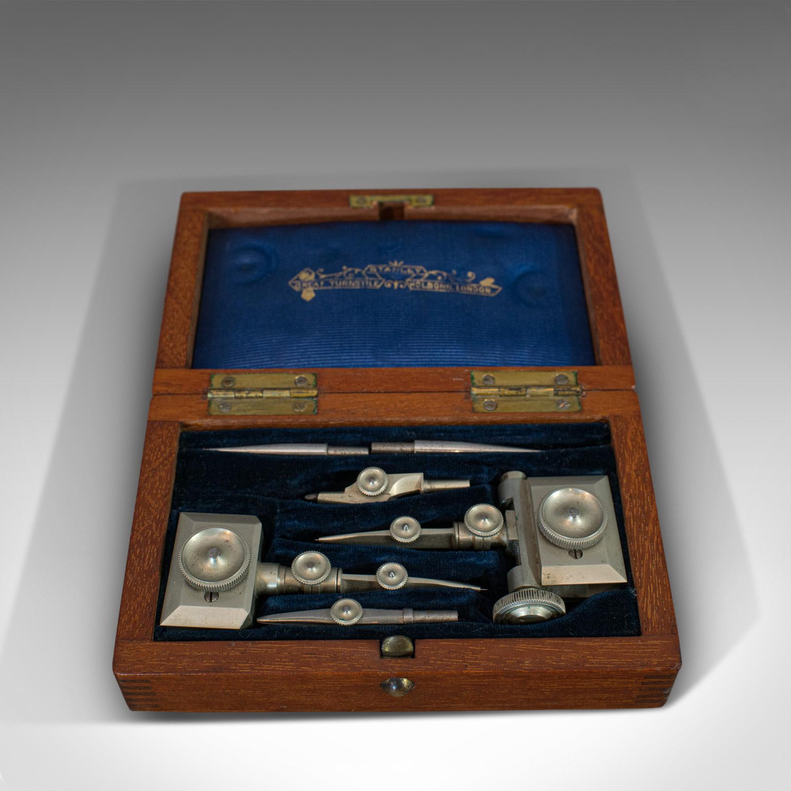 Antique Trammel Point Set, Draughtsman's Instruments, Stanley ...