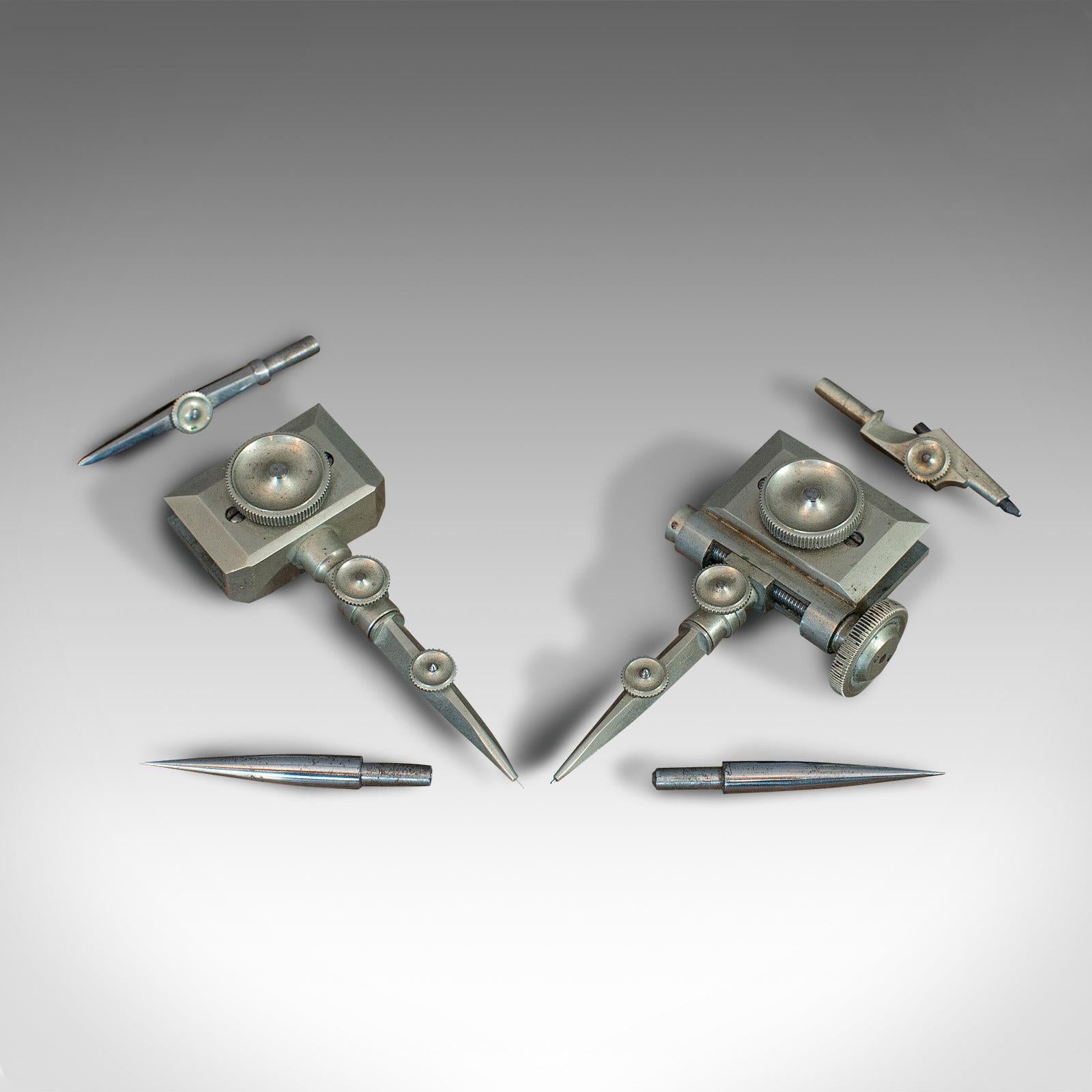 Antique Trammel Point Set, Draughtsman's Instruments, Stanley ...