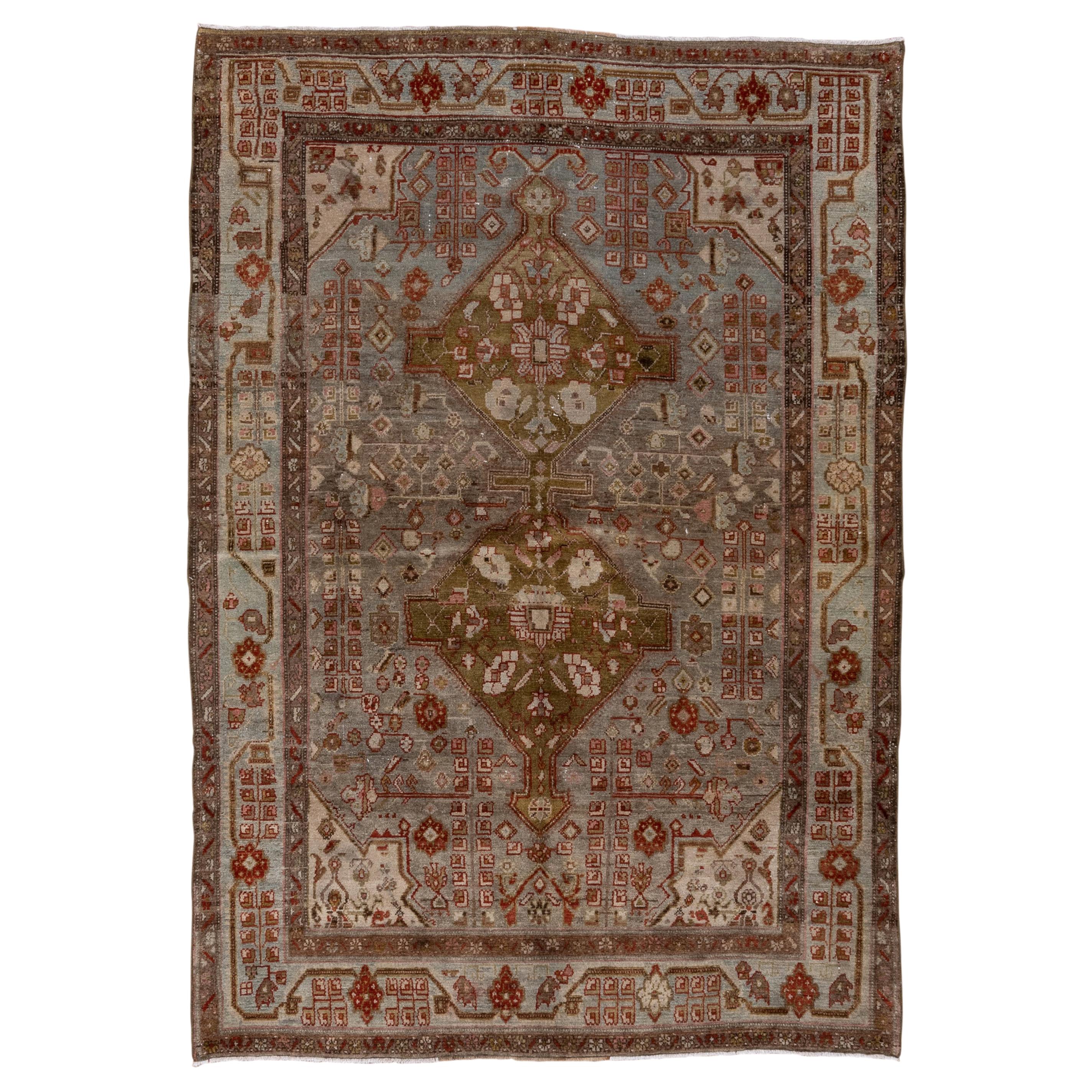 Antique Sultanabad Persian Rug with Bold Tribal Patterns, circa 1930s ...