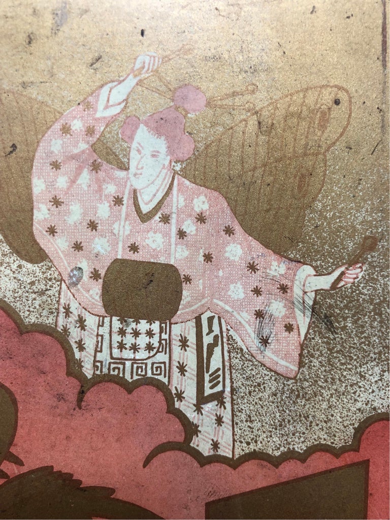 Antique Triptych Mirror from the 1800s For Sale at 1stDibs